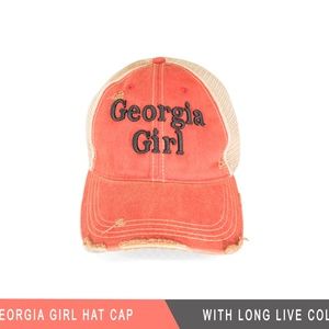 Georgia Girl | Accessories | New Georgia Girl Shabby Chic Trucker Hat ...